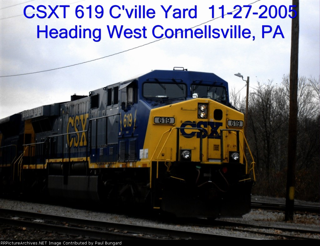 CSXT 619 AC60CW 11/27/2005